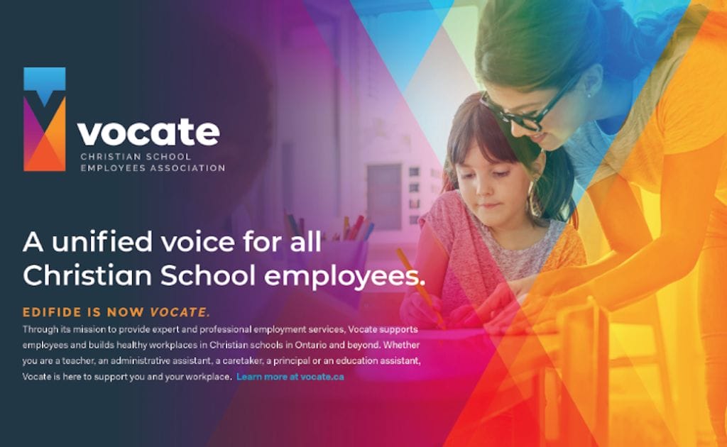 Edifide is Now Vocate | Christian Courier