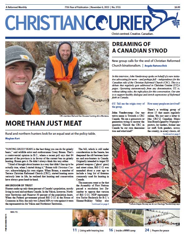 Past Issues Christian Courier